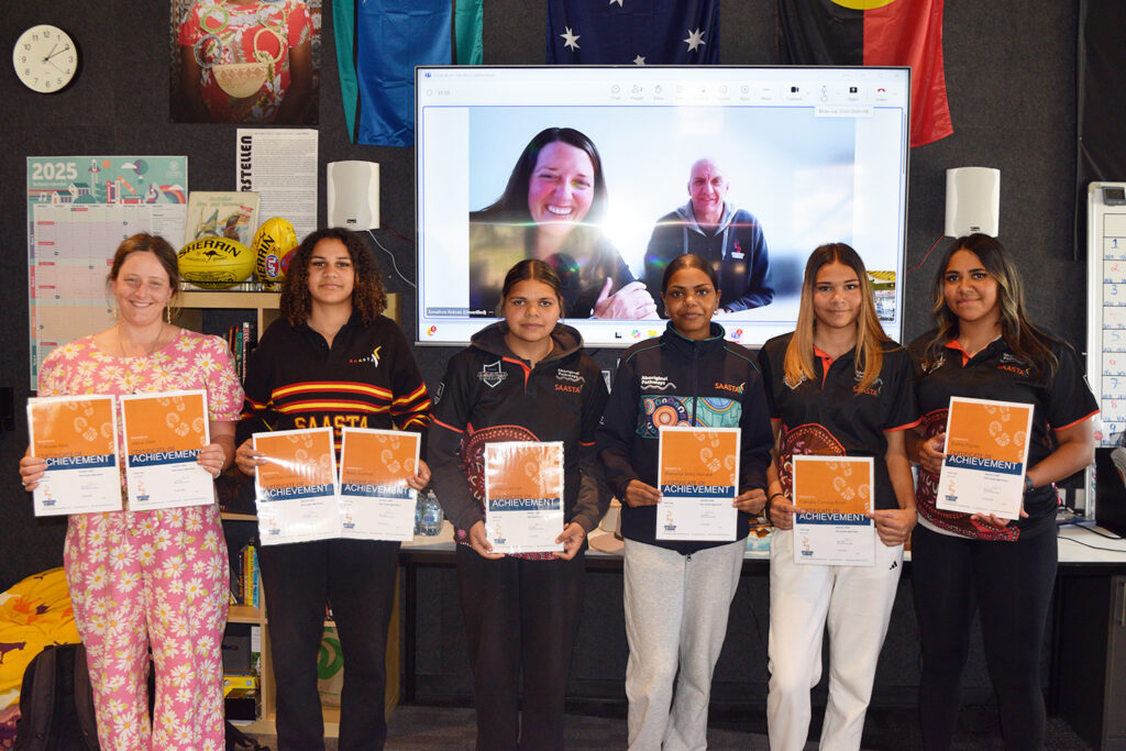 Crew Receives Operation Flinders Certificates - Port Lincoln High School